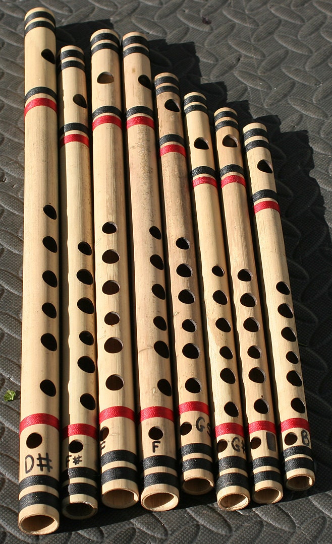 Bansuri Eastern Indian Super Bass Flutes | Etsy
