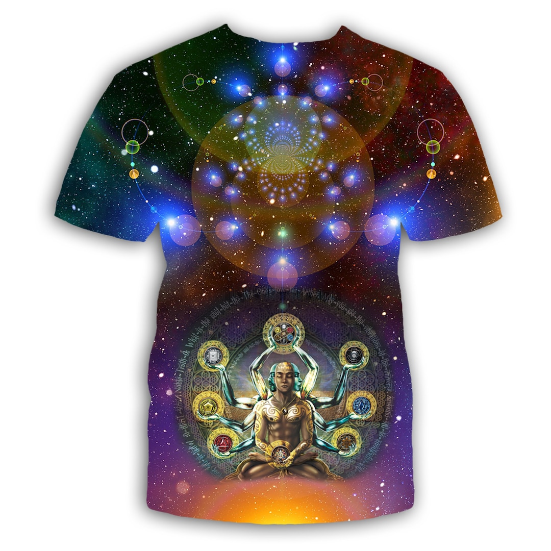 7 Chakra Buddhist, T Shirt for Male or Female - Etsy