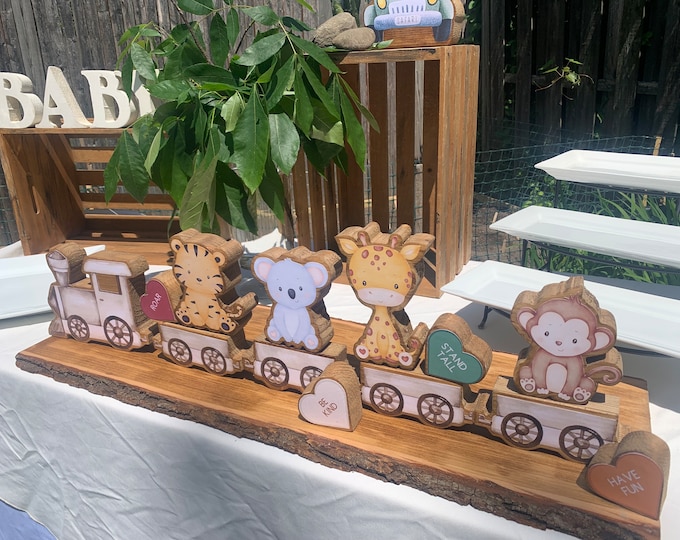 Safari Adventure With Our Adorable Baby Jungle Train Set, Featuring ...