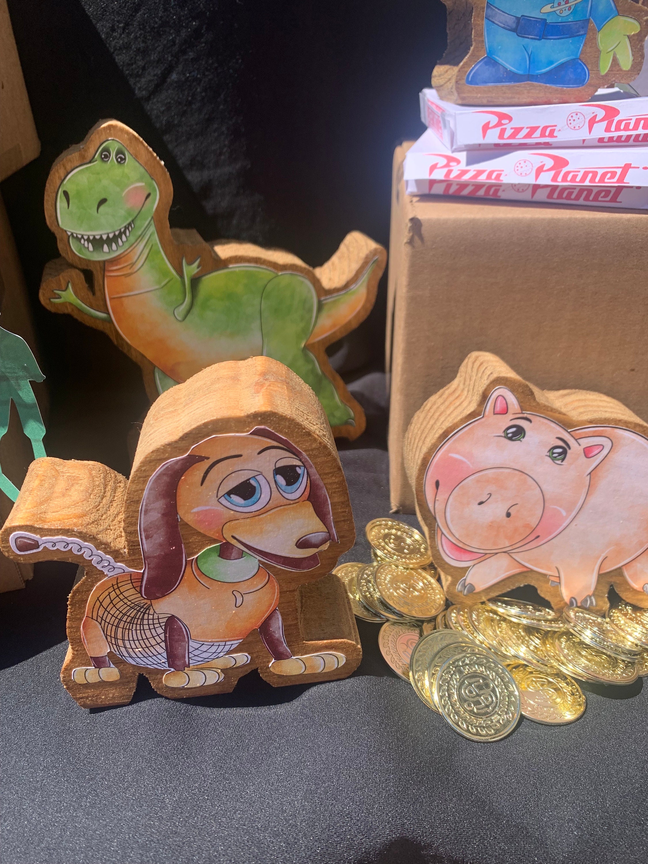 Buzz Lightyear Woody and All Their Toy Story Handmade Wooden Friends ...