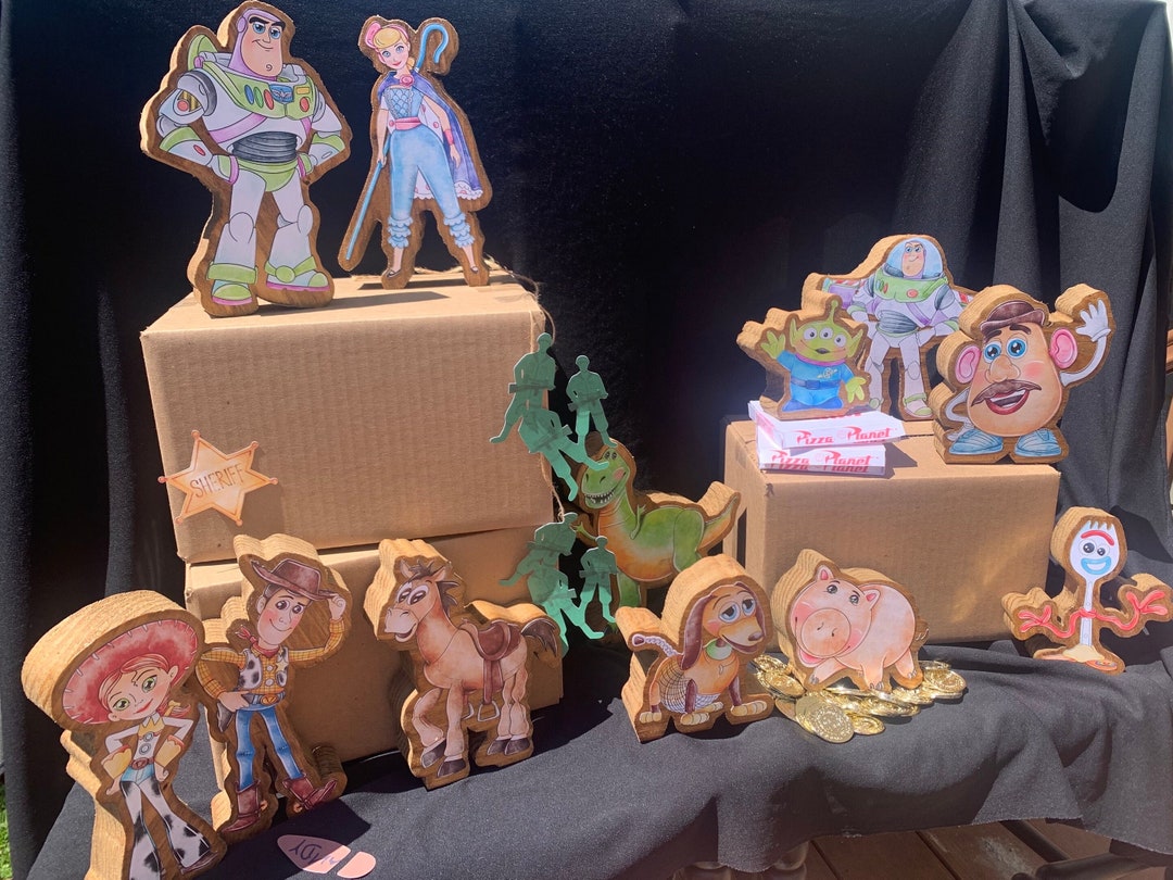 Buzz Lightyear Woody and All Their Toy Story Handmade Wooden Friends ...