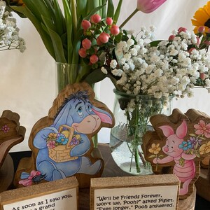 Winnie the Pooh and Friends Spring Baby Shower Centerpieces 2 Poohs ...