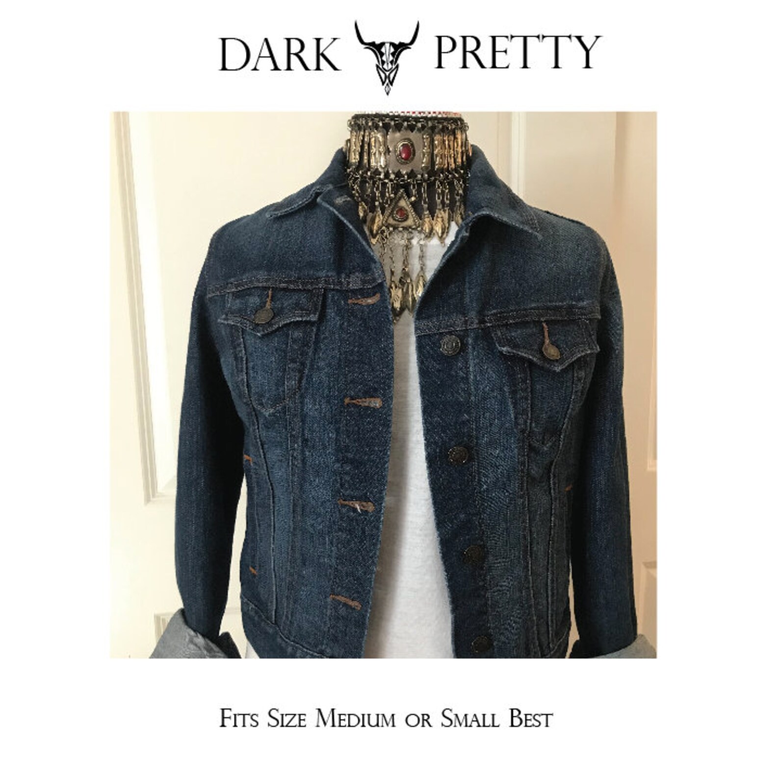 Embellished Denim Jacket - Etsy