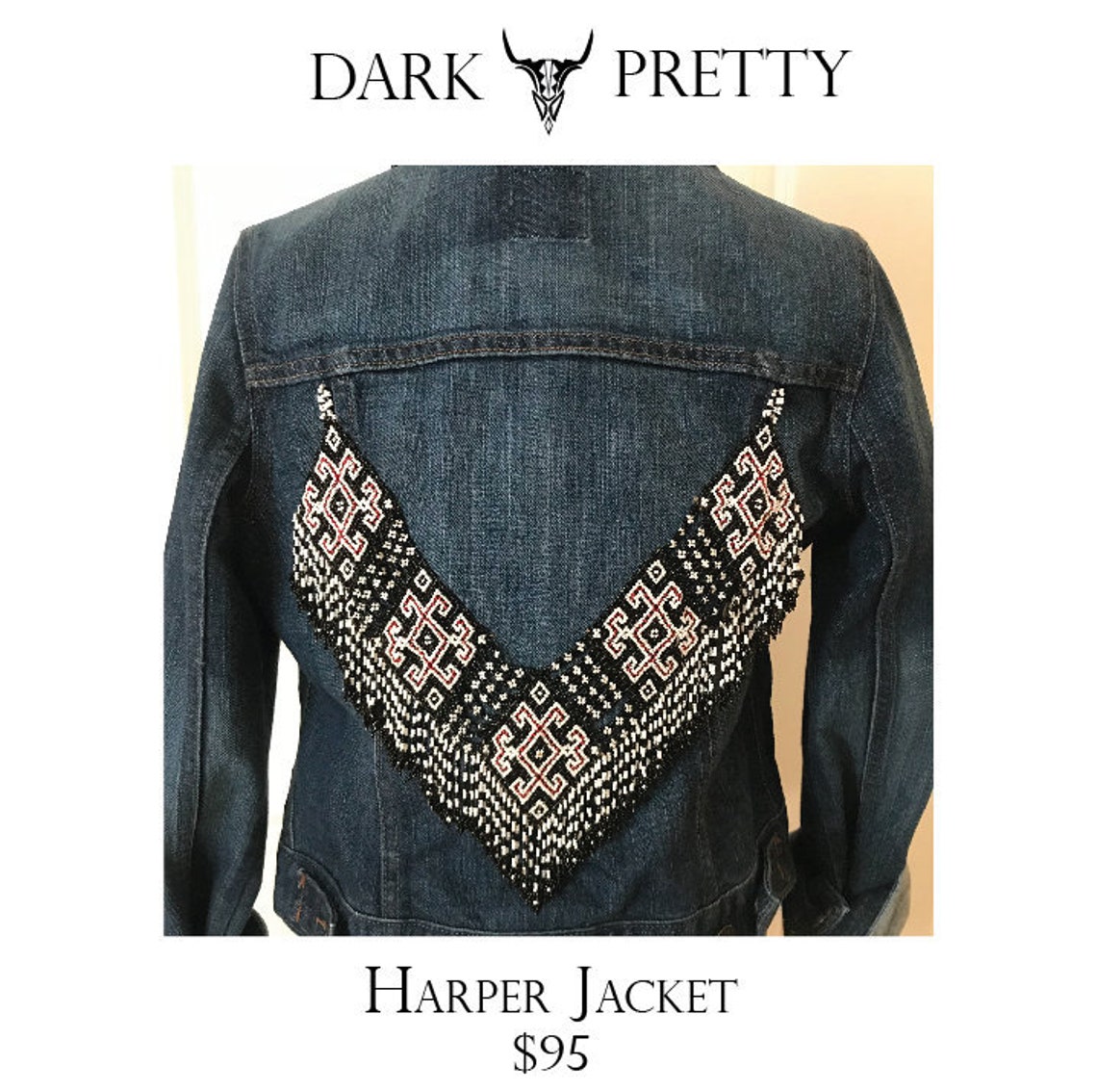 Embellished Denim Jacket - Etsy