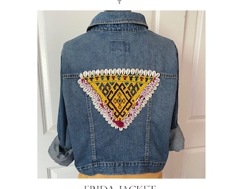 Embellished Denim Jacket | Etsy