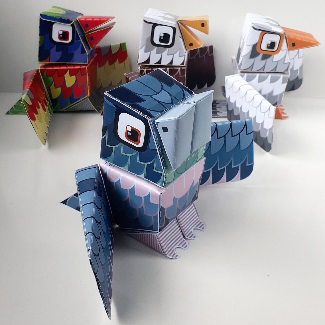 Paper Toy Craft Activity Bird Pigeon Super D.I.Y Kids Craft Gift for ...