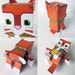 Ginger Orange Cat D.I.Y Paper Printable Craft – Super Paper Craft Gift ...