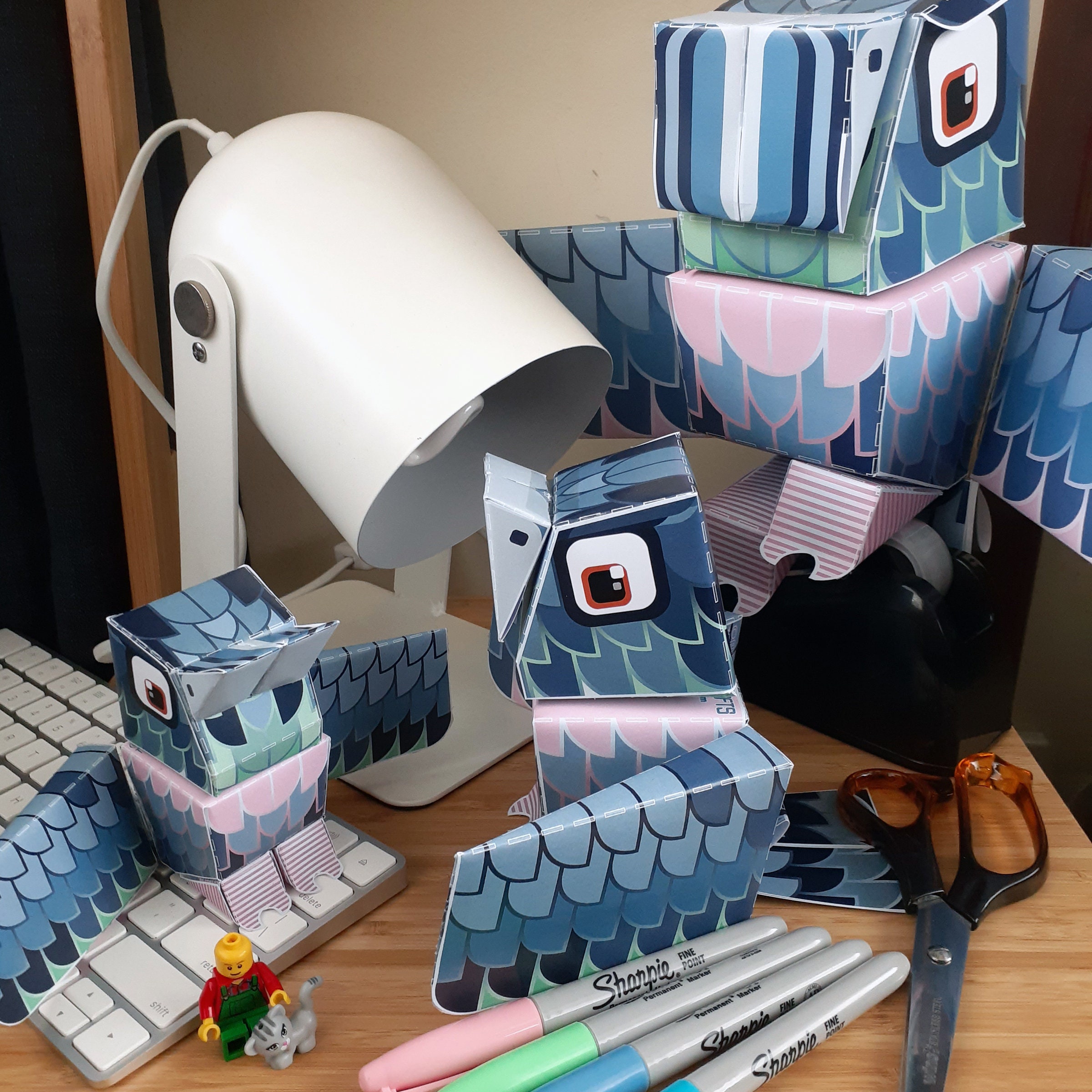 Paper Toy Craft Activity Bird Pigeon Super D.I.Y Kids Craft Gift for ...