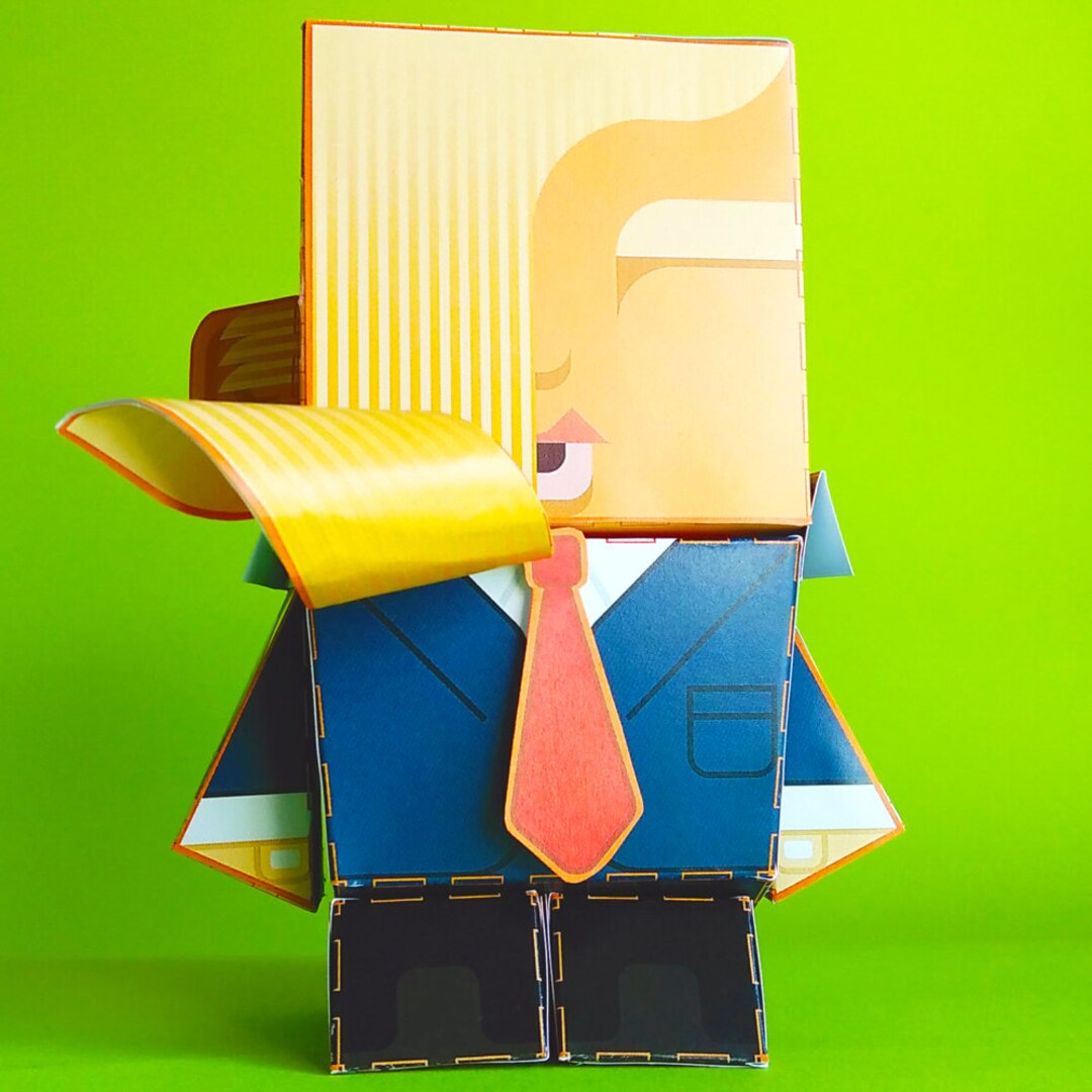 Donald Trump Paper Toy - 50% of the Money Will Go to Www ...