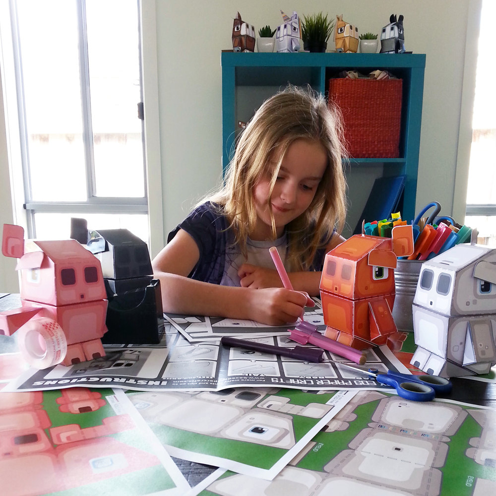 Pink Pig Paper Printable Craft Activity – 50% of SALES DONATED TO Www ...