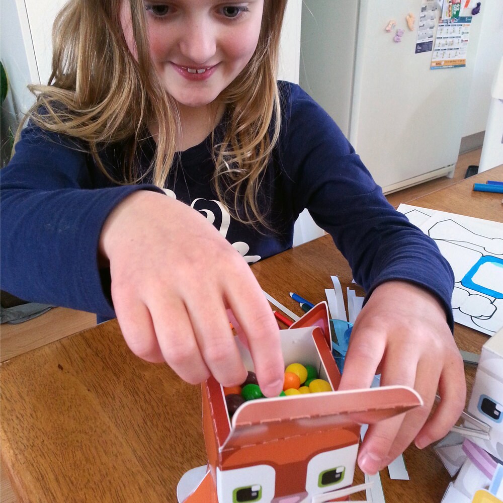 Ginger Orange Cat D.I.Y Paper Printable Craft – Super Paper Craft Gift ...