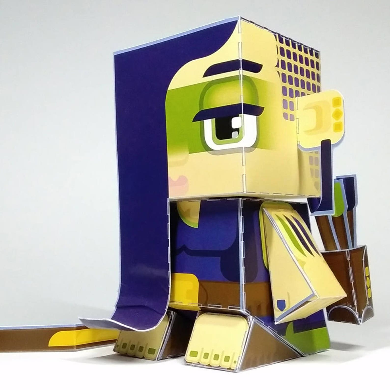 Paper Printable Craft Activity - Tribes Archer Purple and Green - 50% ...