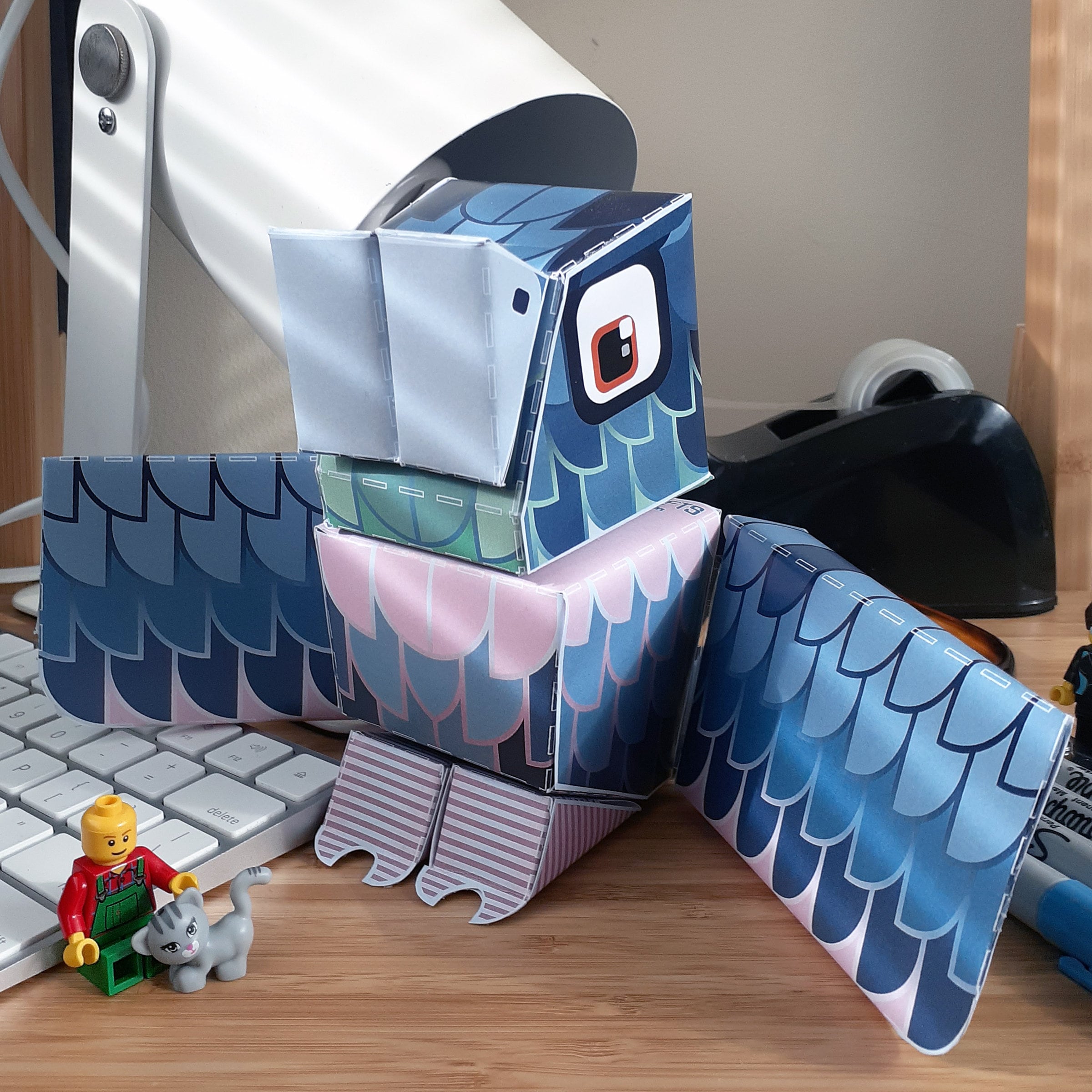 Paper Toy Craft Activity Bird Pigeon – Super D.I.Y Kids Craft Gift for ...