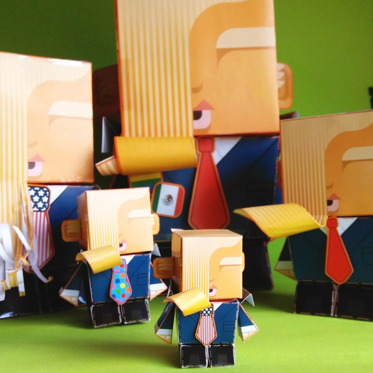 Donald Trump Paper Toy - 50% of the Money Will Go to Www ...