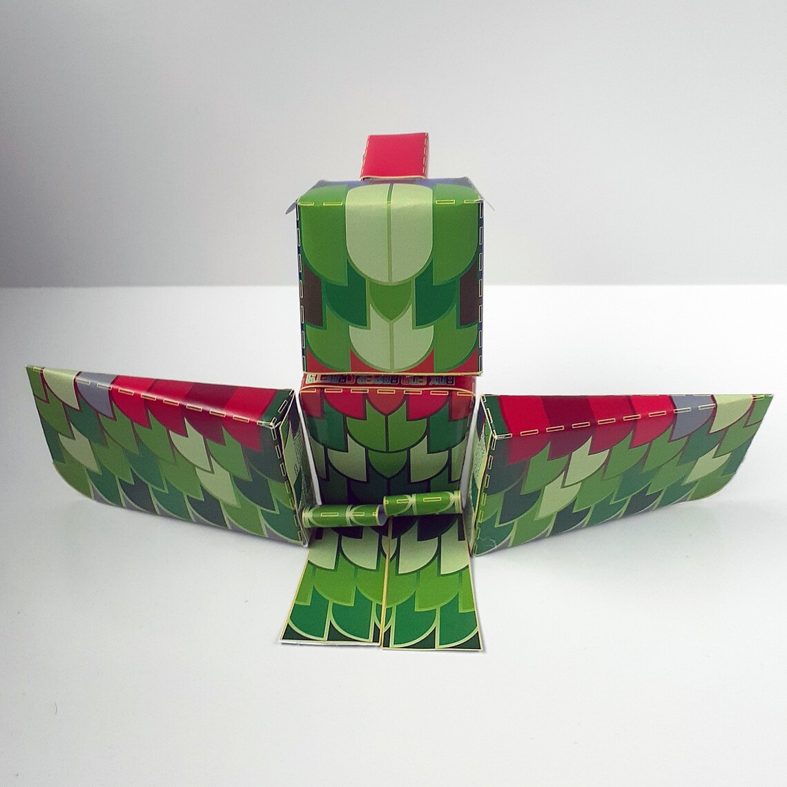 Paper Toy Craft Activity Bird Rainbow Lorikeet D.I.Y Kids Craft Gift ...