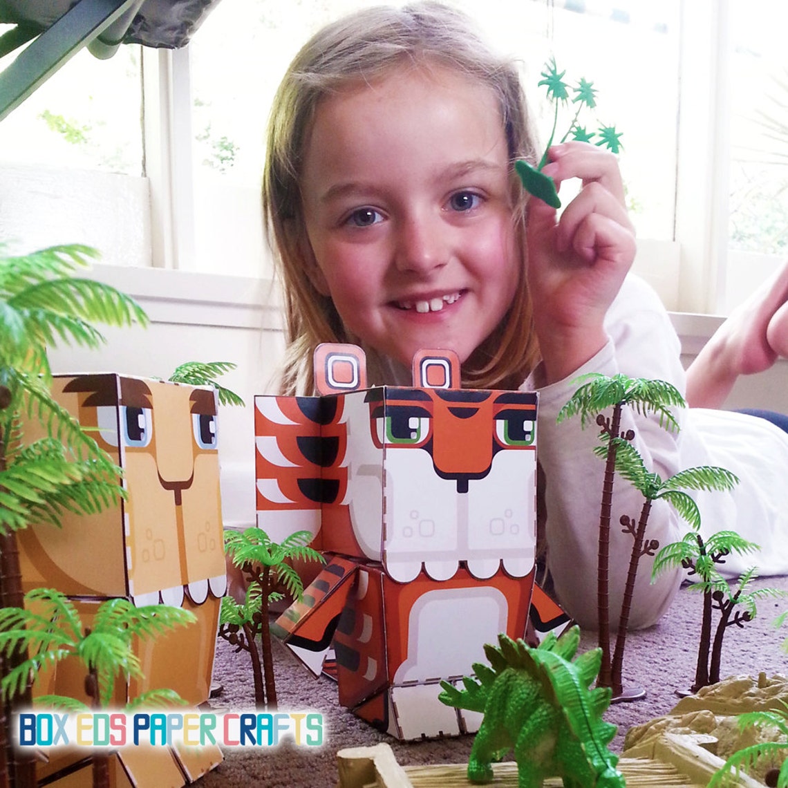 Tiger Paper Toy Craft: Printable DIY Activity (digital Download) - Etsy