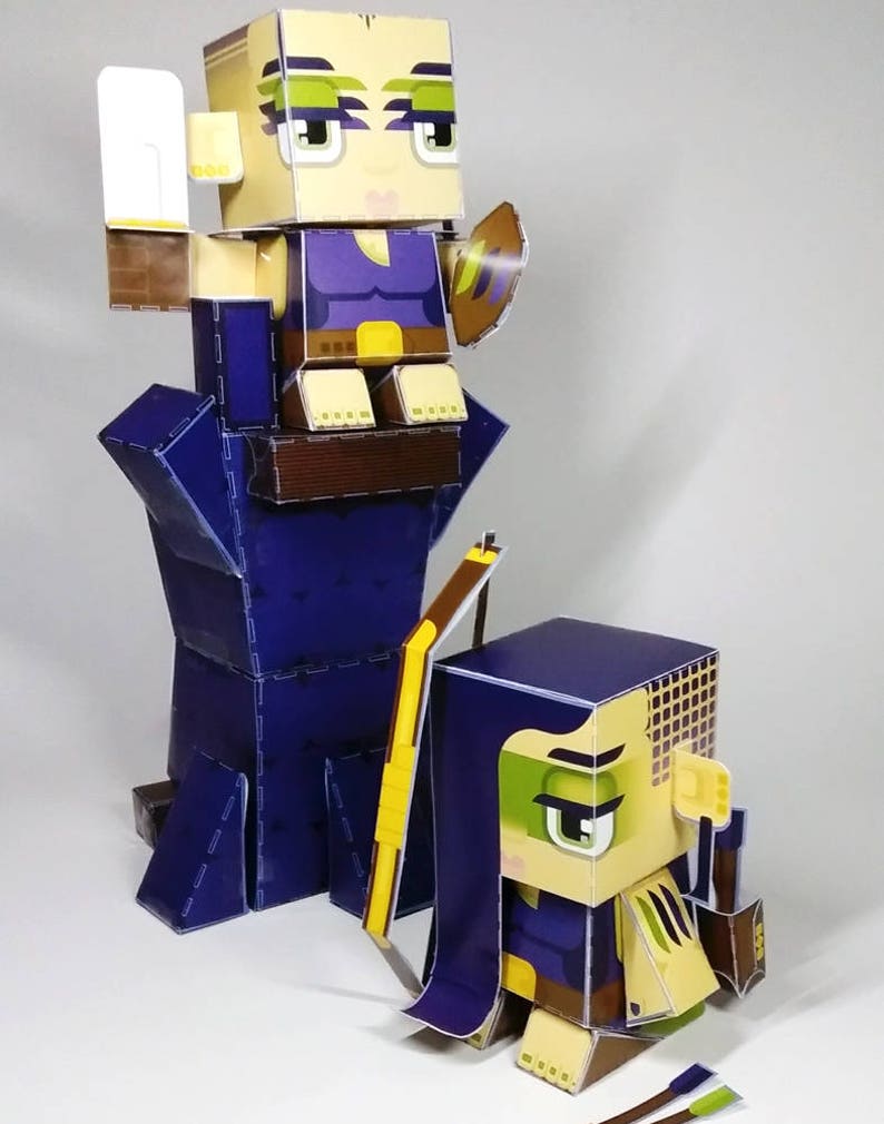 Archer Paper Toy Craft: Printable DIY Activity (digital Download) - Etsy