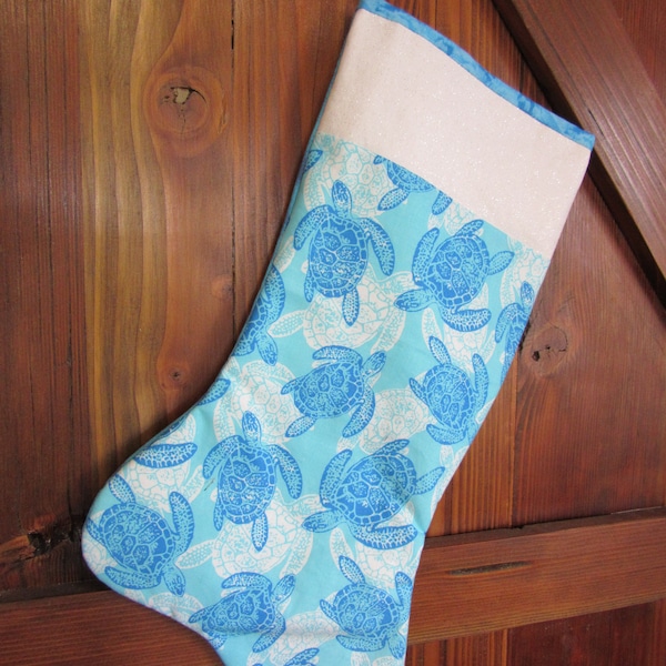 Aqua Stocking - Etsy