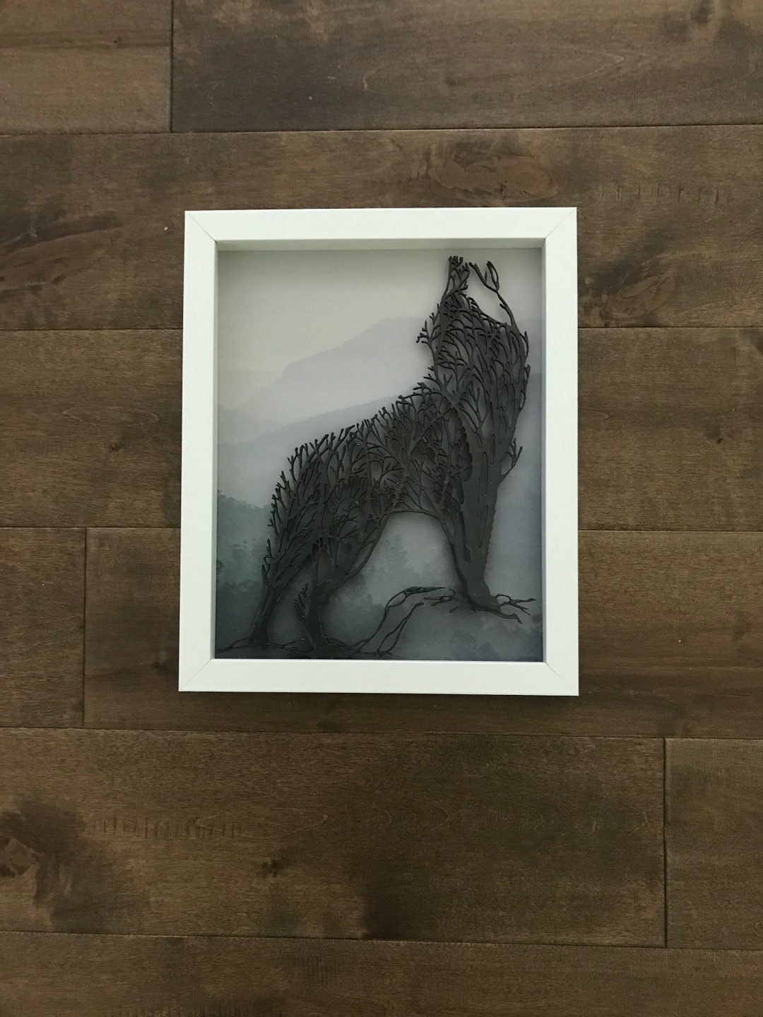 Wolf Tree Art - Etsy