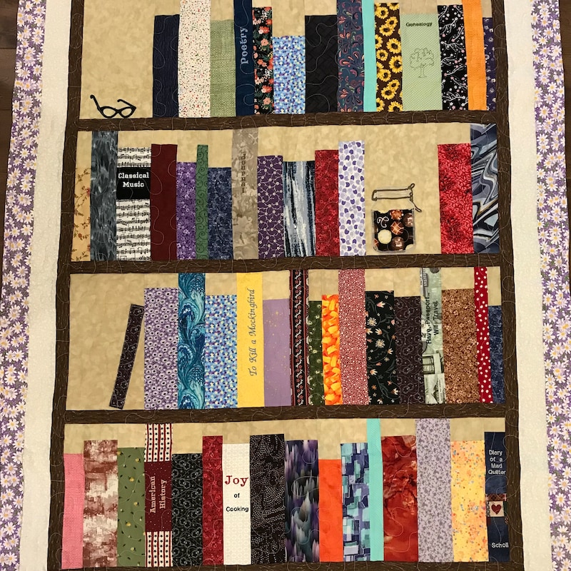 Bookshelf Quilt Pattern - Etsy