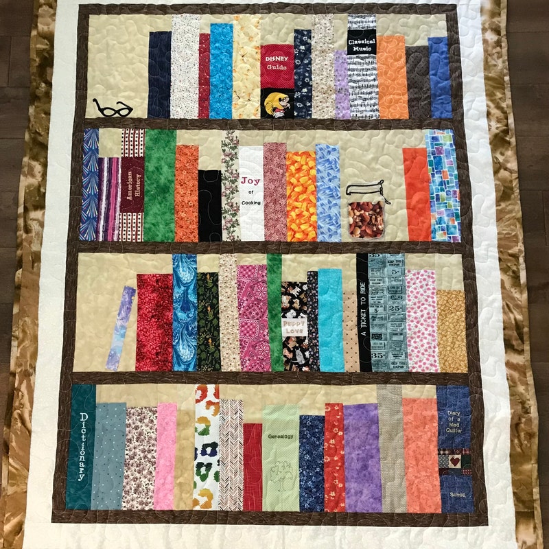 Bookshelf Quilt Pattern - Etsy