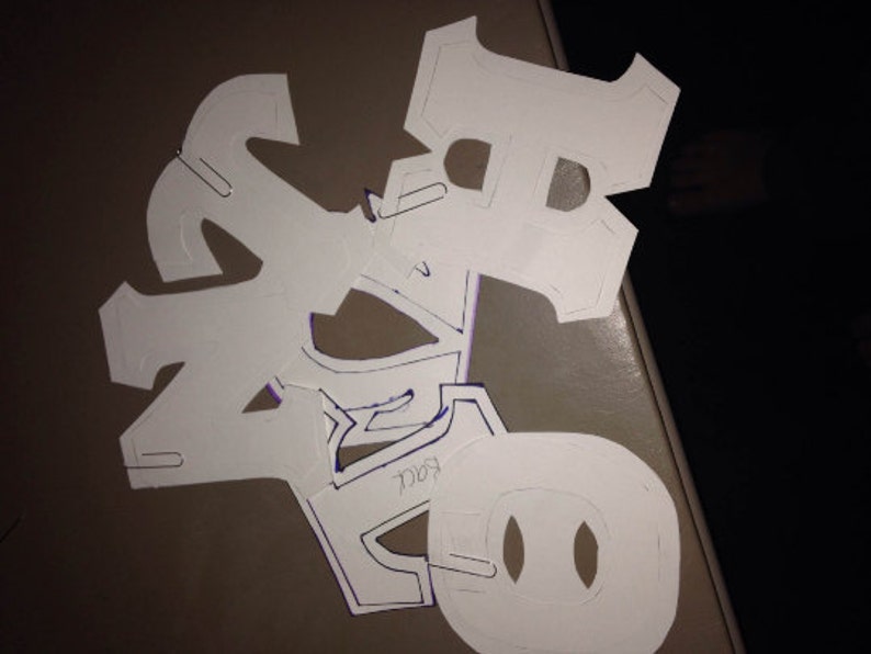 Greek Letter Stencil: Psi - Etsy