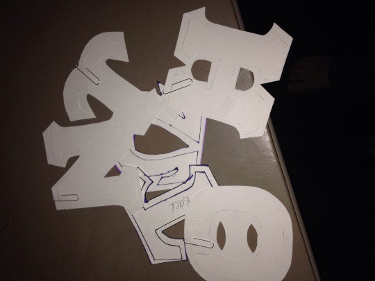 Greek Letter Stencil: Tau - Etsy