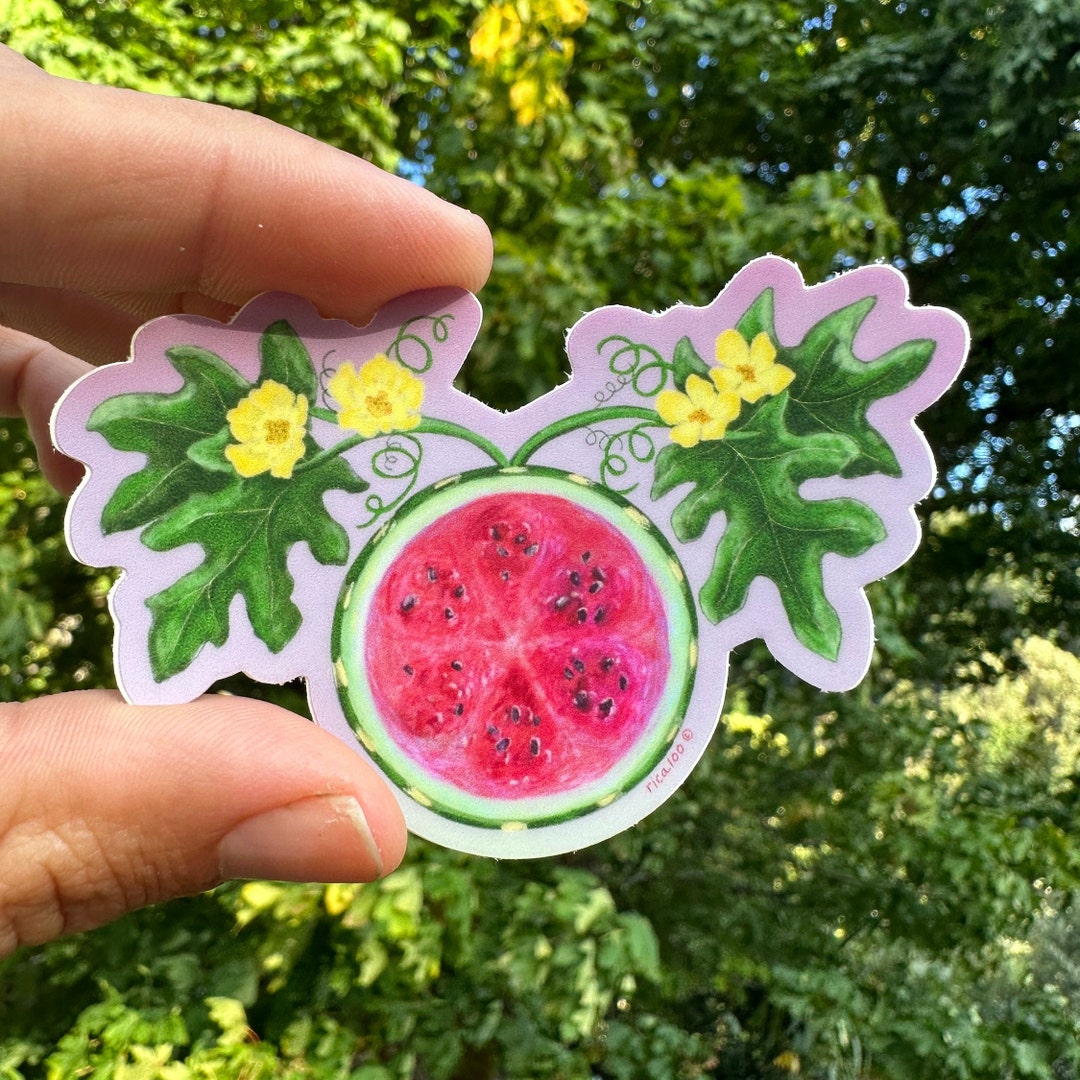 Watermelon Fruit Uterus Feminist Sticker Yoni Vinyl Sticker Body ...