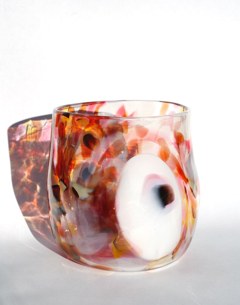 Hand-blown Drinking Glass in Eye in the Sky - Etsy