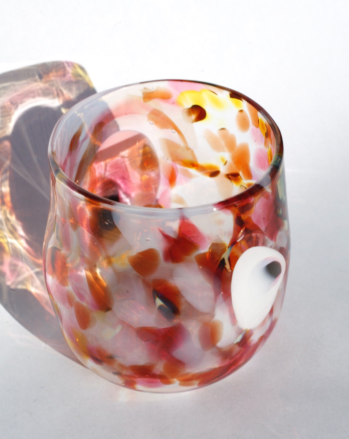 Hand-blown Drinking Glass in Eye in the Sky - Etsy