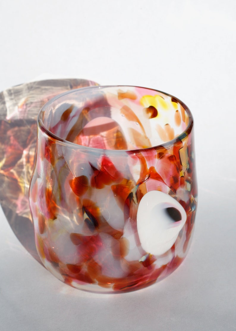 Hand-blown Drinking Glass in Eye in the Sky - Etsy