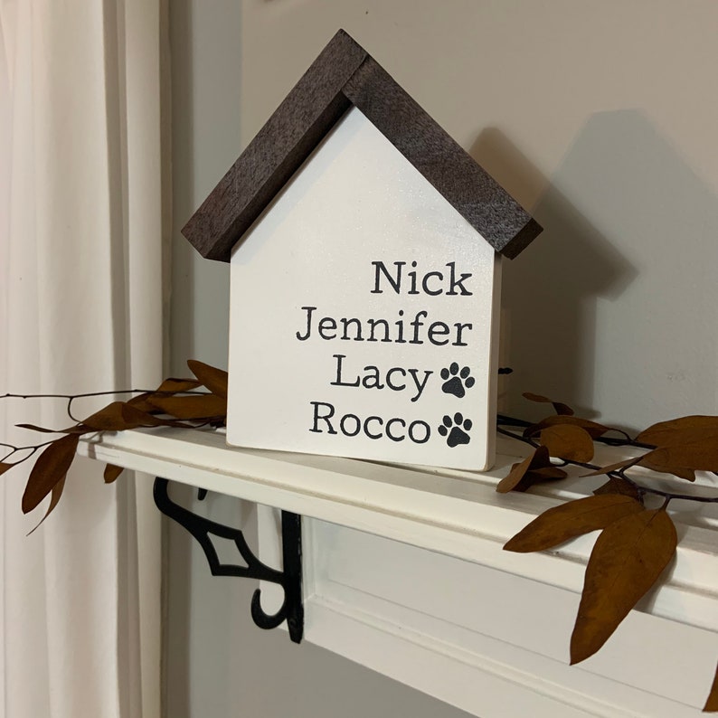 Personalized Family Name Home Sign Hand Painted Wood Wall | Etsy