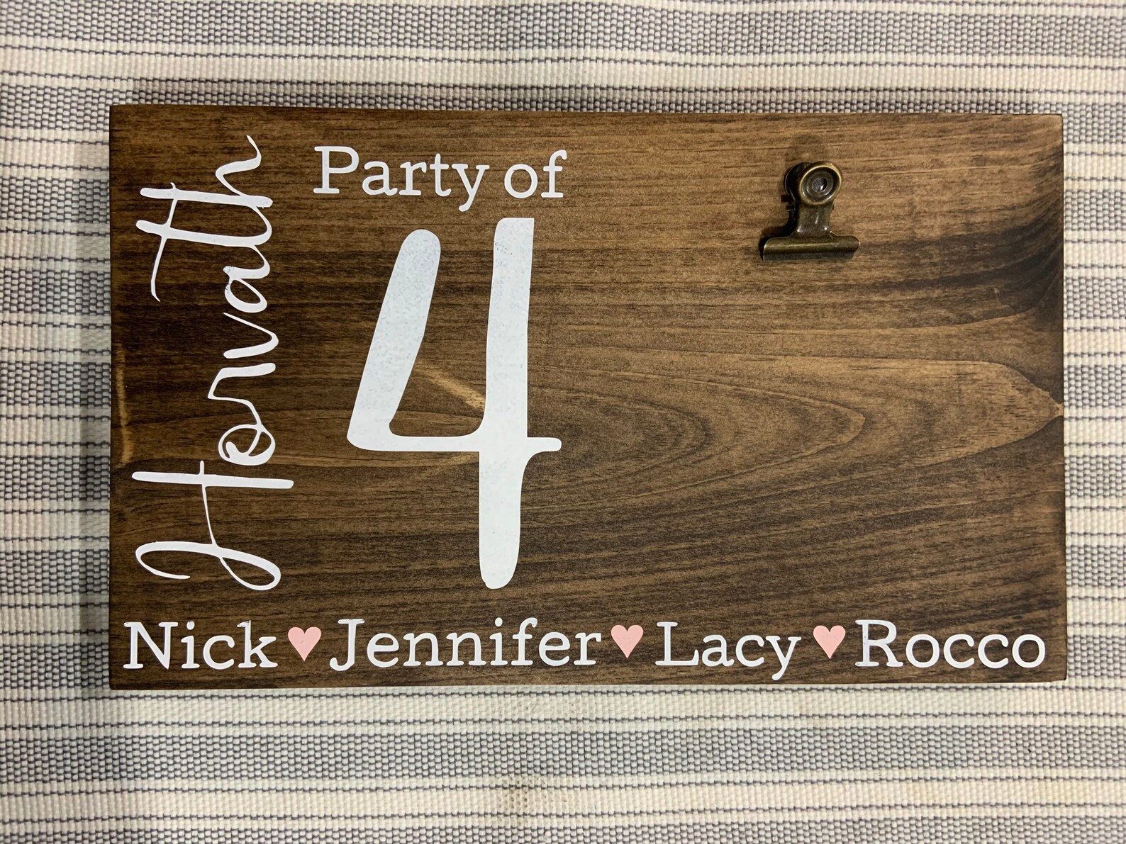 Custom Family party Of Sign Wooden Photo Sign - Etsy