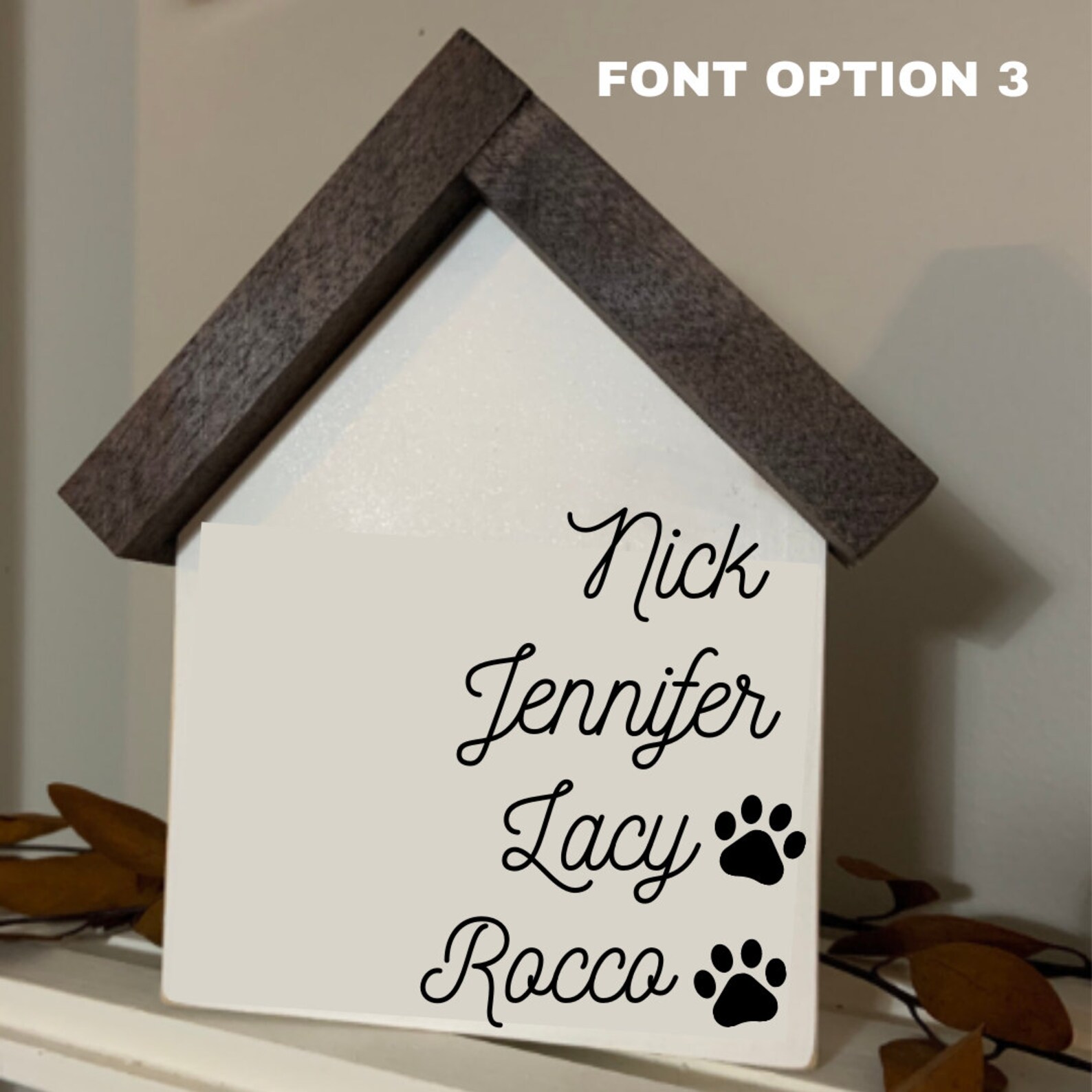 Personalized Family Name Home Sign- Hand Painted Wood Wall Décor House ...