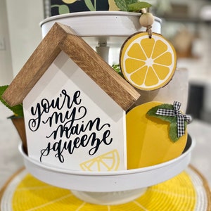 Lemon Farmhouse-style Decor Hand-cut & Hand-painted - Etsy