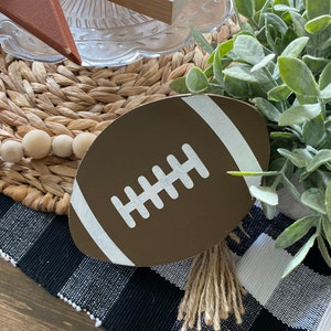 Turkey Pie and Football Oh My! Mini Square Thanksgiving Sign ...