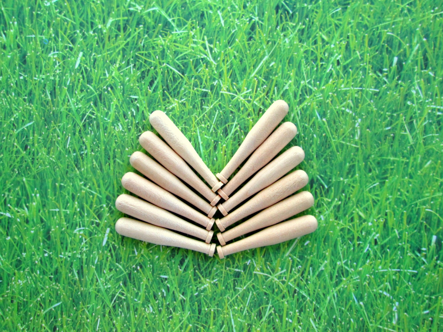 Mini Wooden Baseball Bats Set of 12 Baseball Party | Etsy