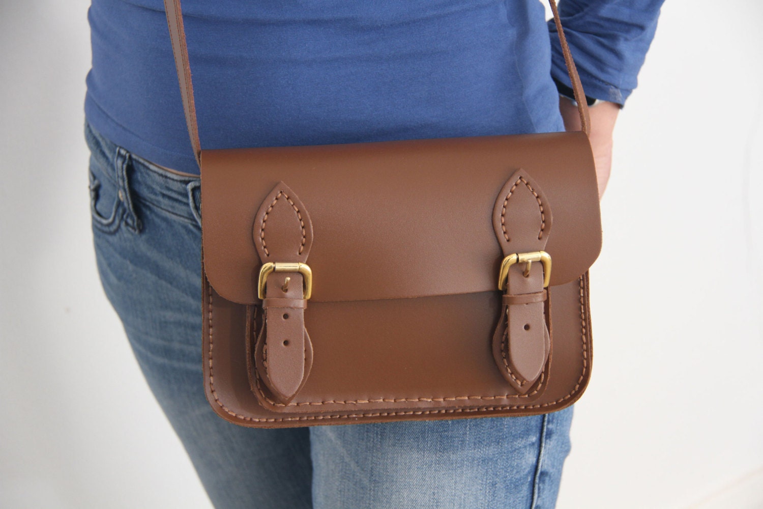 Women Satchel Small Satchel Small Leather Satchel Brown Satchel Tan ...