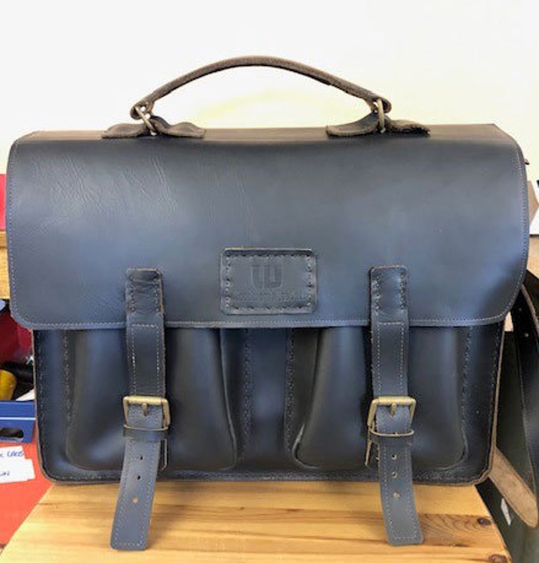 Large Leather Satchel Large Brown Travel Satchel Handmade Leather ...