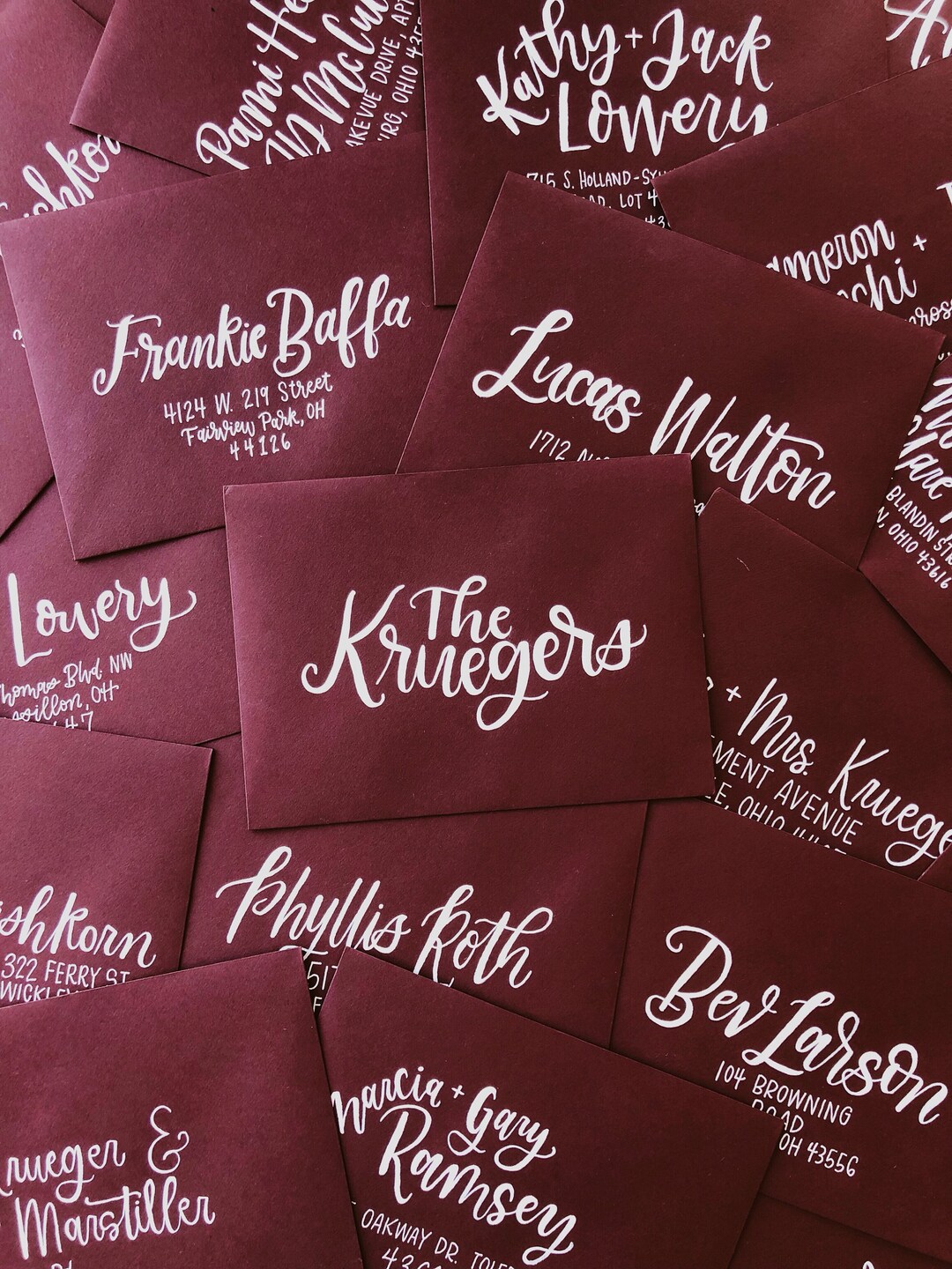 A7 Envelope - Hand Lettered - Modern Calligraphy - Envelope Addressing ...