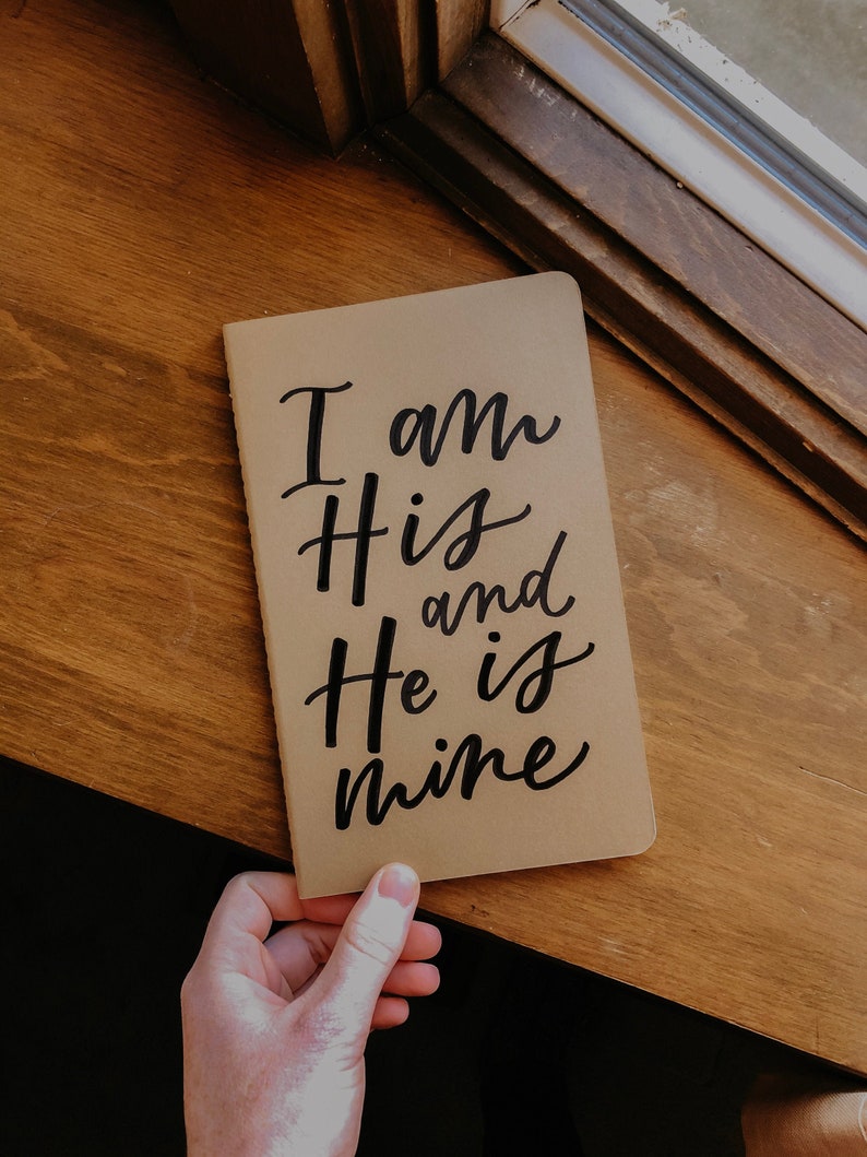 I Am His and He is Mine Moleskine Kraft Journal - Etsy UK