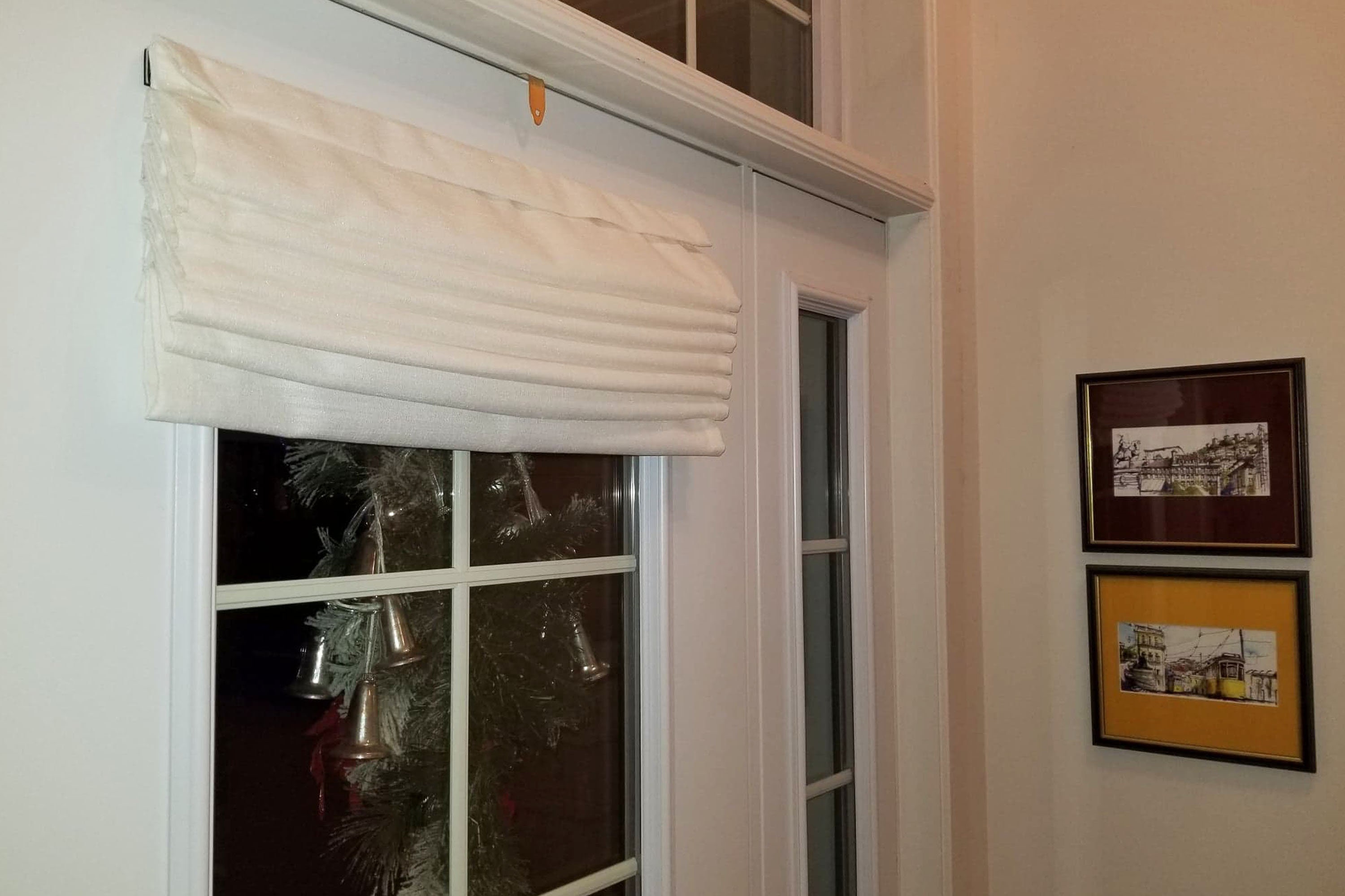 Magnetic Roman Blind and Rod for Steel Door Simplicity | Etsy