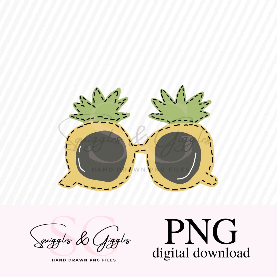 Summer PNG Pineapple Sunglasses PNG Shades PNG Pineapple Shades File ...