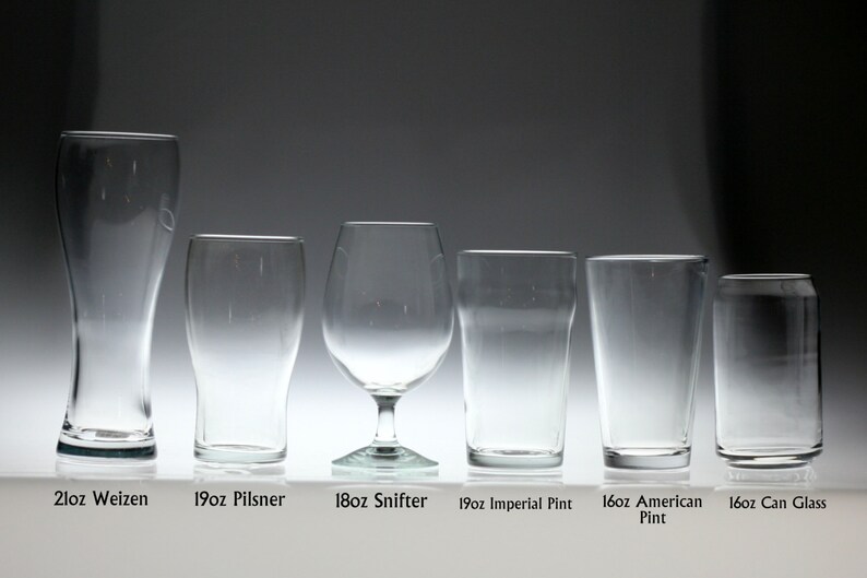 Personalized Brewing With Beer Names Set of 2 Glasses Home - Etsy