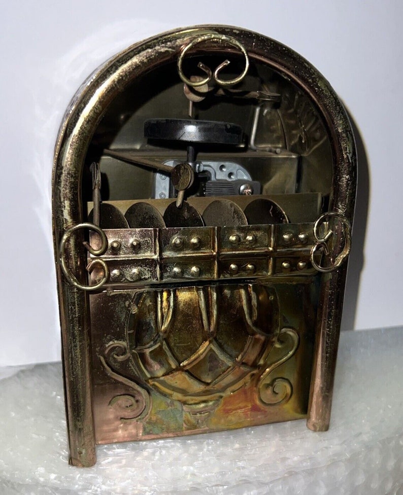 Vintage Copper Tin Music Box Jukebox Wurlitzer Rock Around the Clock - Etsy