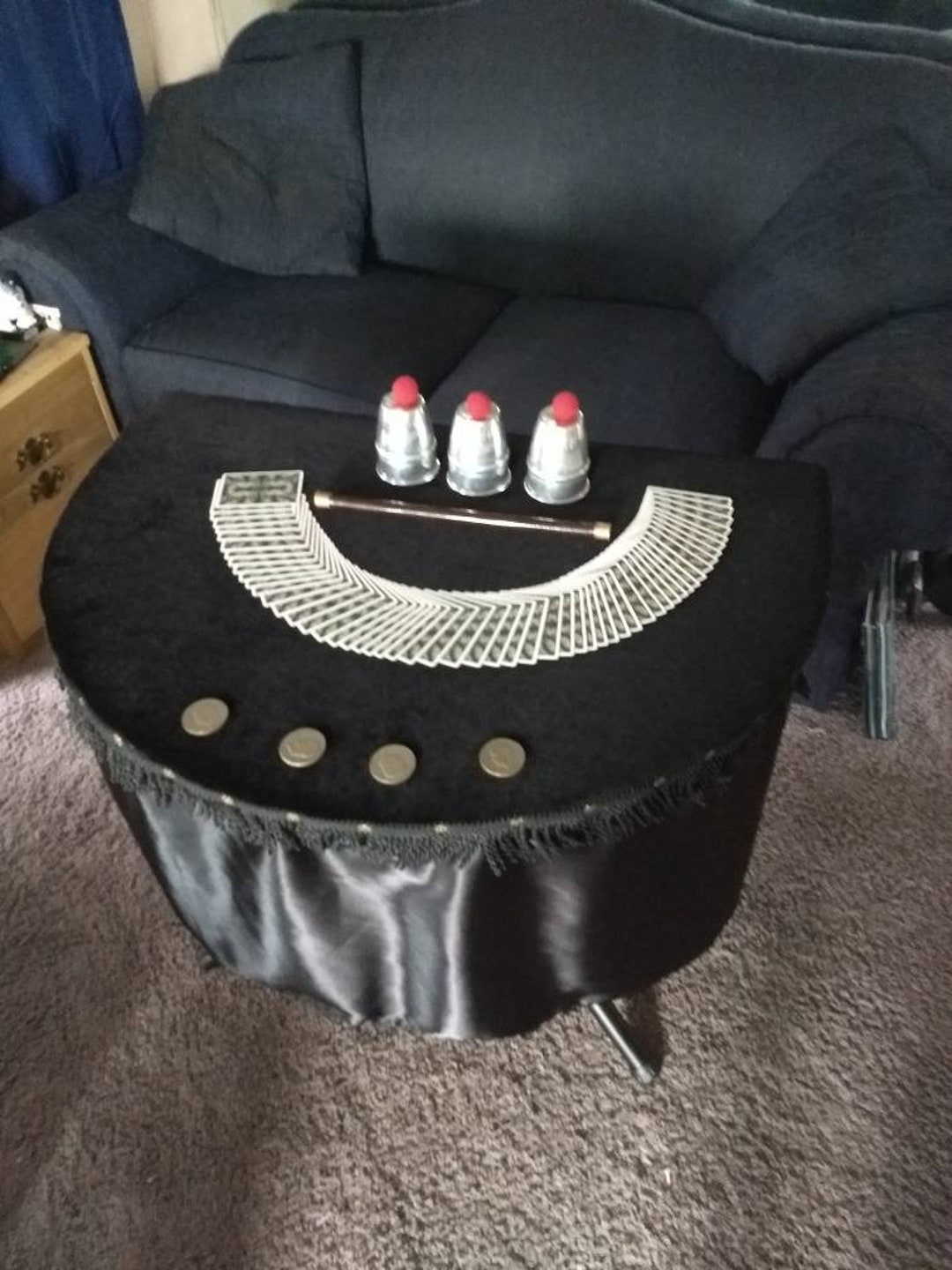 Large Half Round Magic Table - Etsy