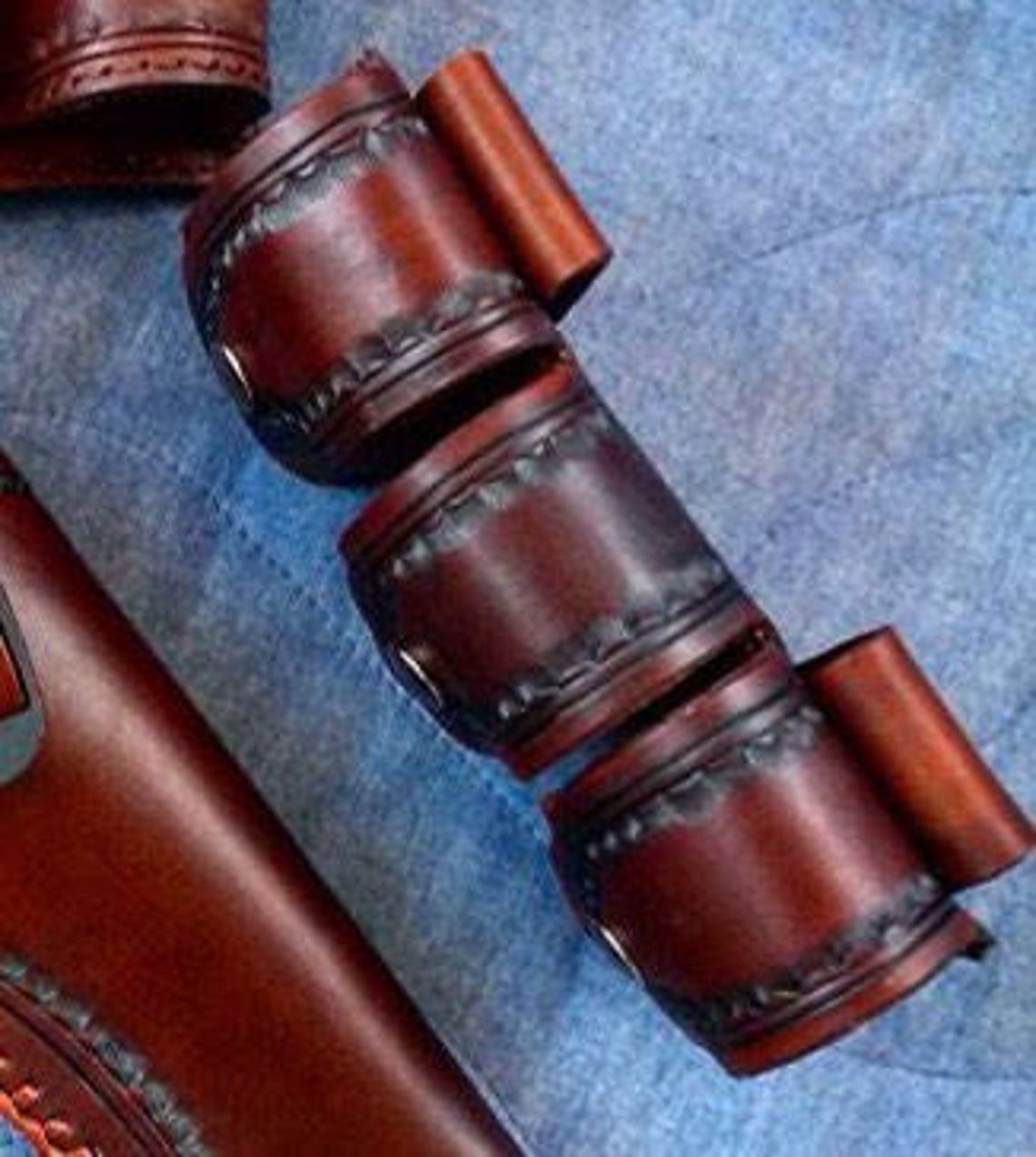 Custom Leather Triple Speed Loader Pouch Made to Order - Etsy