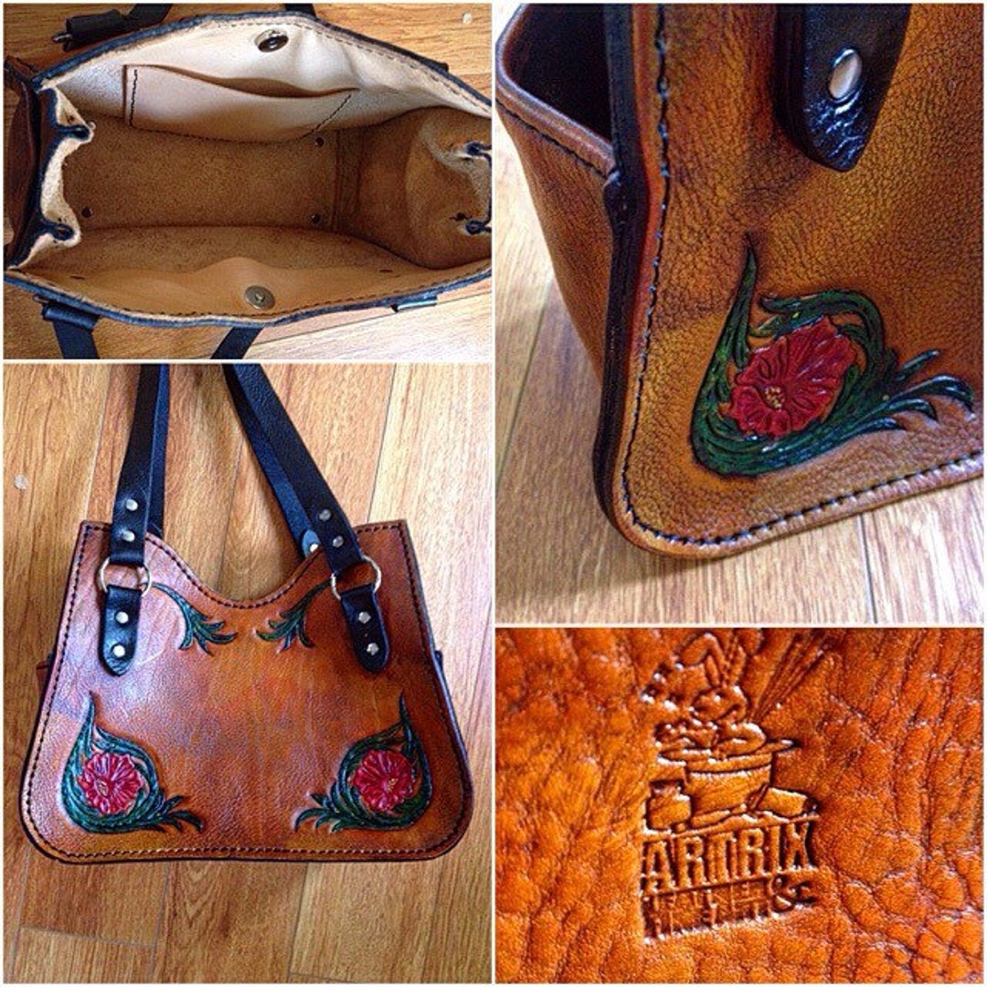 Custom Leather Purse Hand Tooled Leather - Etsy