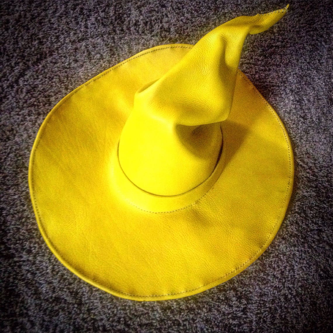 Leather Wizard Hat - Etsy