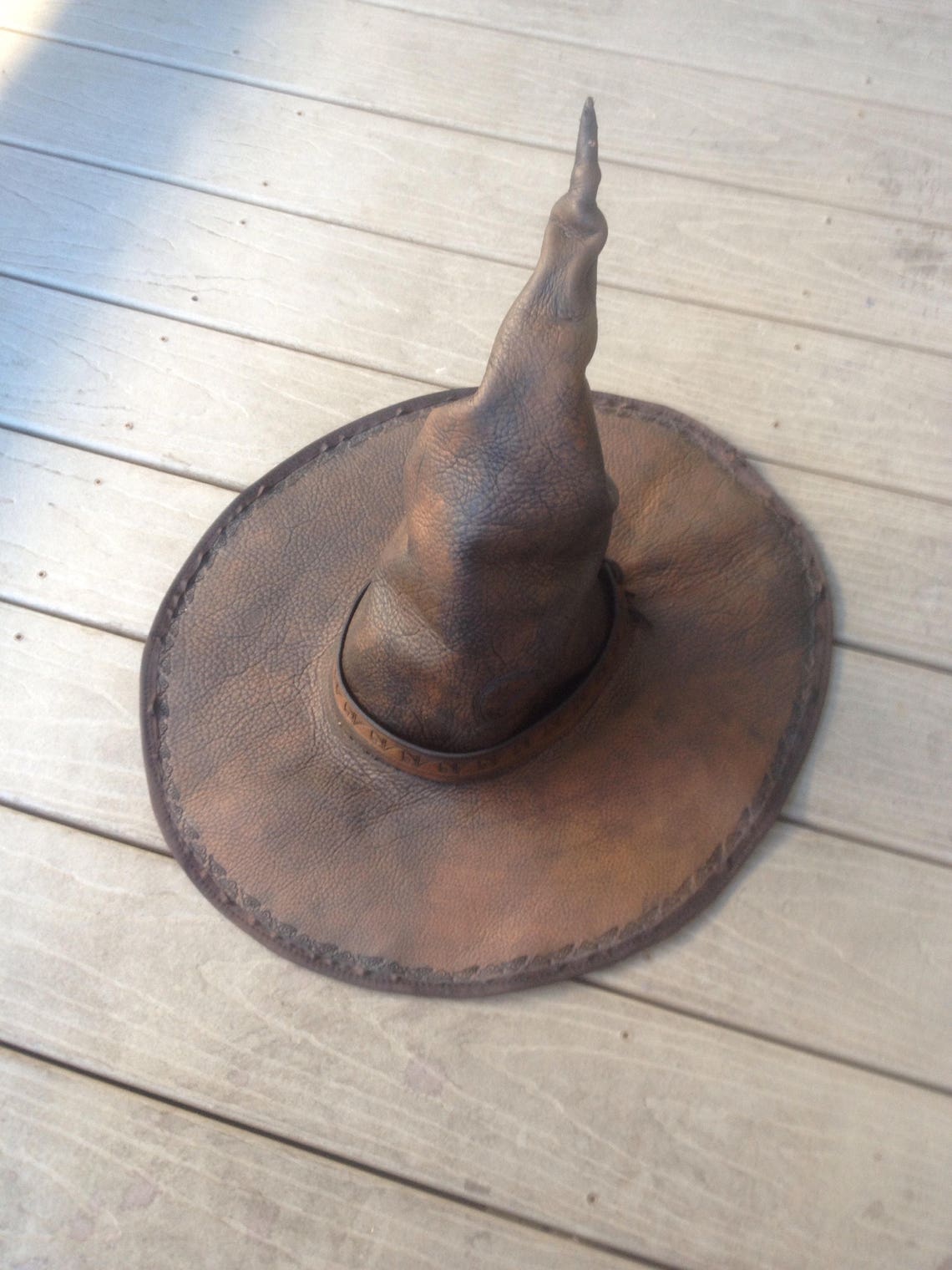 Leather Wizard Hat - Etsy